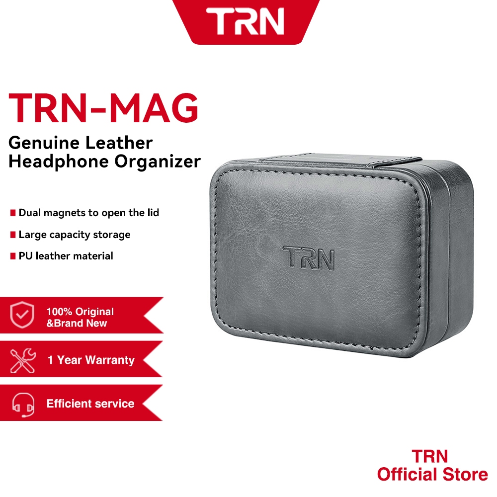 Trn MAG Túi đựng tai nghe bằng da thật cho TRN KZ QKZ CCA TFZ FiiO ...