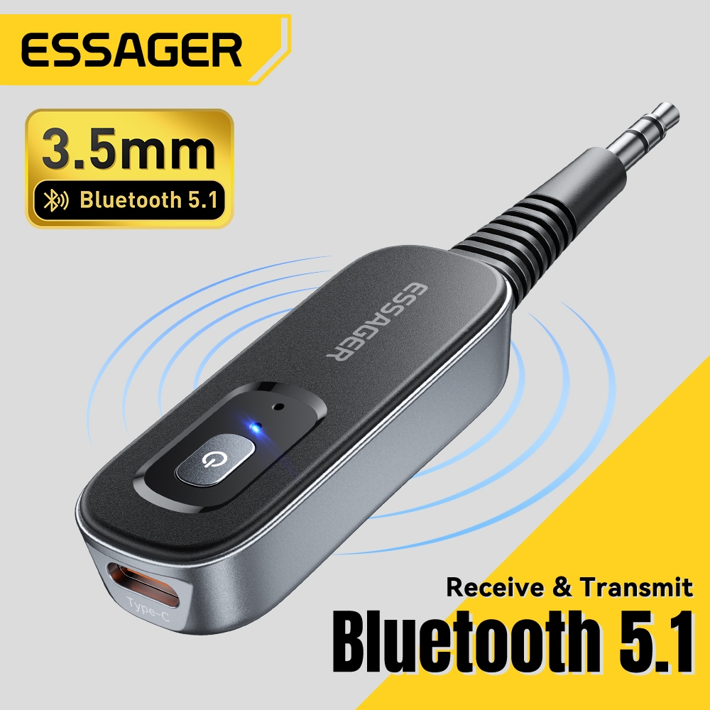 Bộ thu Bluetooth Essager Type C 3.5Mm Hỗ trợ Micro 5.1 Bộ phát không ...