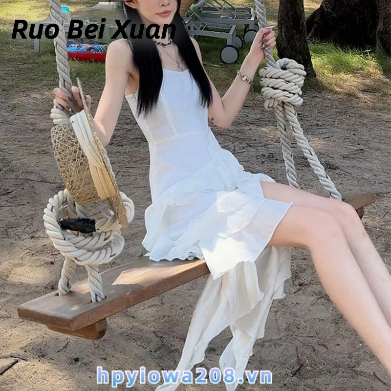 Ruo Bei Xuân Nữ Mới Thiết Kế Thích Hợp Pháp Váy Treo Thường Ngày Màu ...