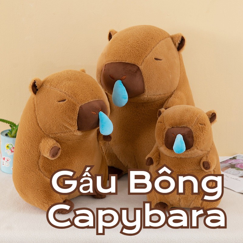 Hoạt Hình Dễ Thương Ngáy capybara Chảy Nước Mũi Gấu Bông Sang Trọng Đồ Chơi Nhồi Bông | Shopee ...