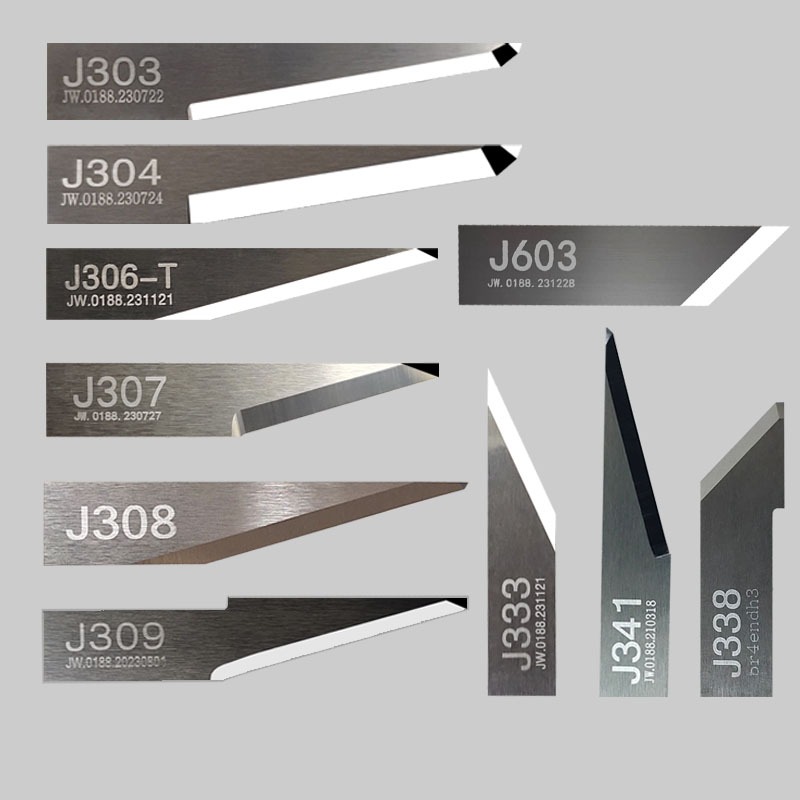 10 Chiếc JWEI Rung Dao Dao Động Lưỡi Dao Cắt CNC Lưỡi J303 J304 J306-T J307 J308 J309 J333 J338 ...