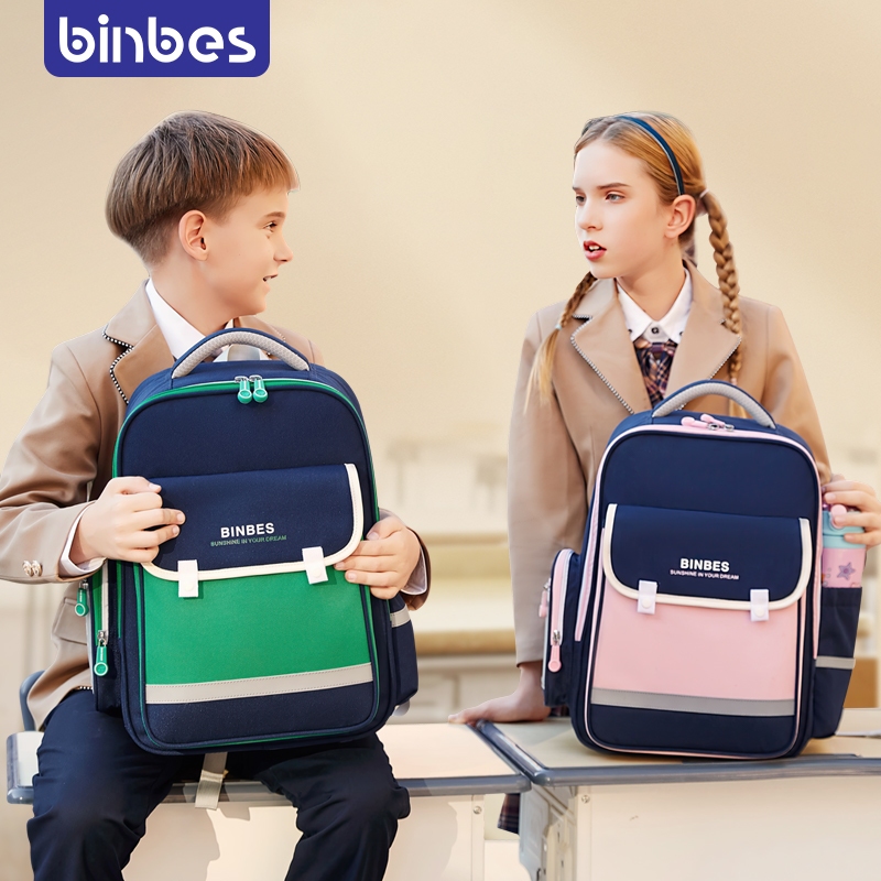 Túi Binbes cho học sinh tiểu học Lớp 1 đến Lớp 6 Bảo vệ cột sống Giảm ...