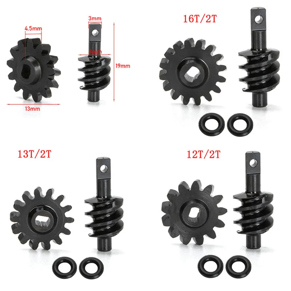 Overdrive Underdrive Worm Trục vi sai Bánh răng thép 12T 13T 14T 16T ...