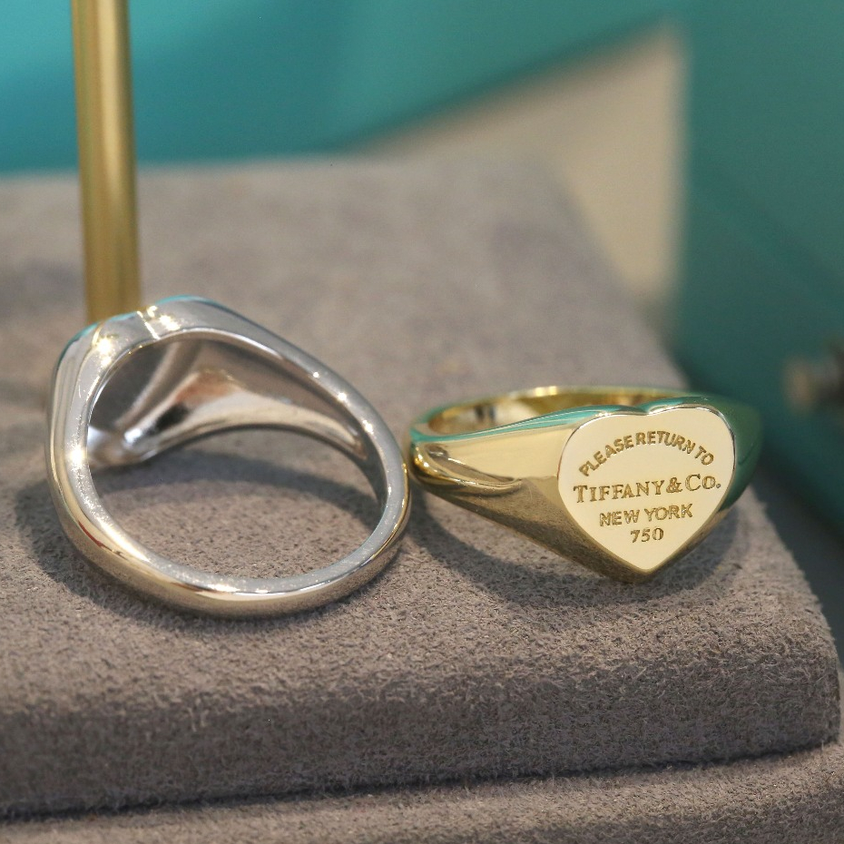 Tif & CO 2024 MỚI VINTAGE HEART RINGS | Shopee Việt Nam