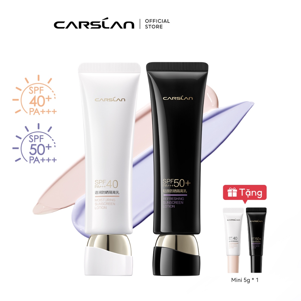 Kem chống nắng Refresh Carslan Primer Kem nâng tông Kem chống nắng 3 ...