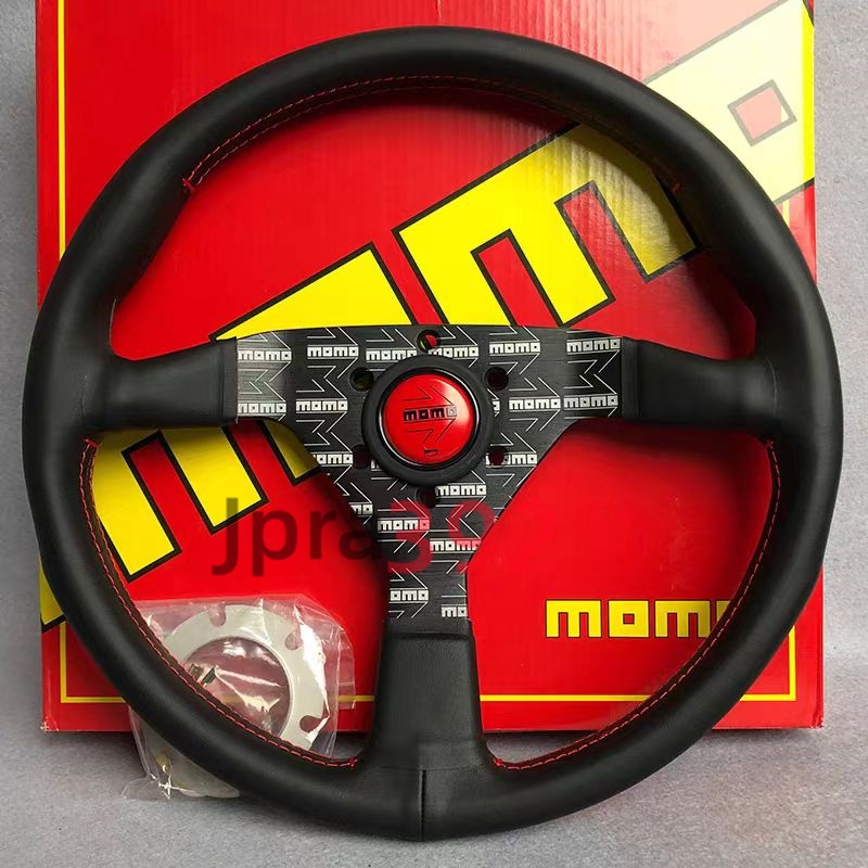 Mới Momo v1 Racing Drift Sport Đa Năng 340mm Da Vô Lăng Chơi Game Vô ...