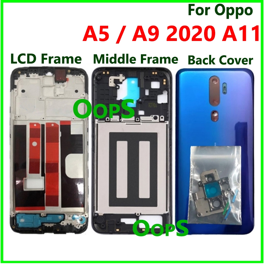 Dành Cho Oppo A9 2020 / A5 2020 Phía Trước Giữa Khung LCD Viền Mặt Sau ...