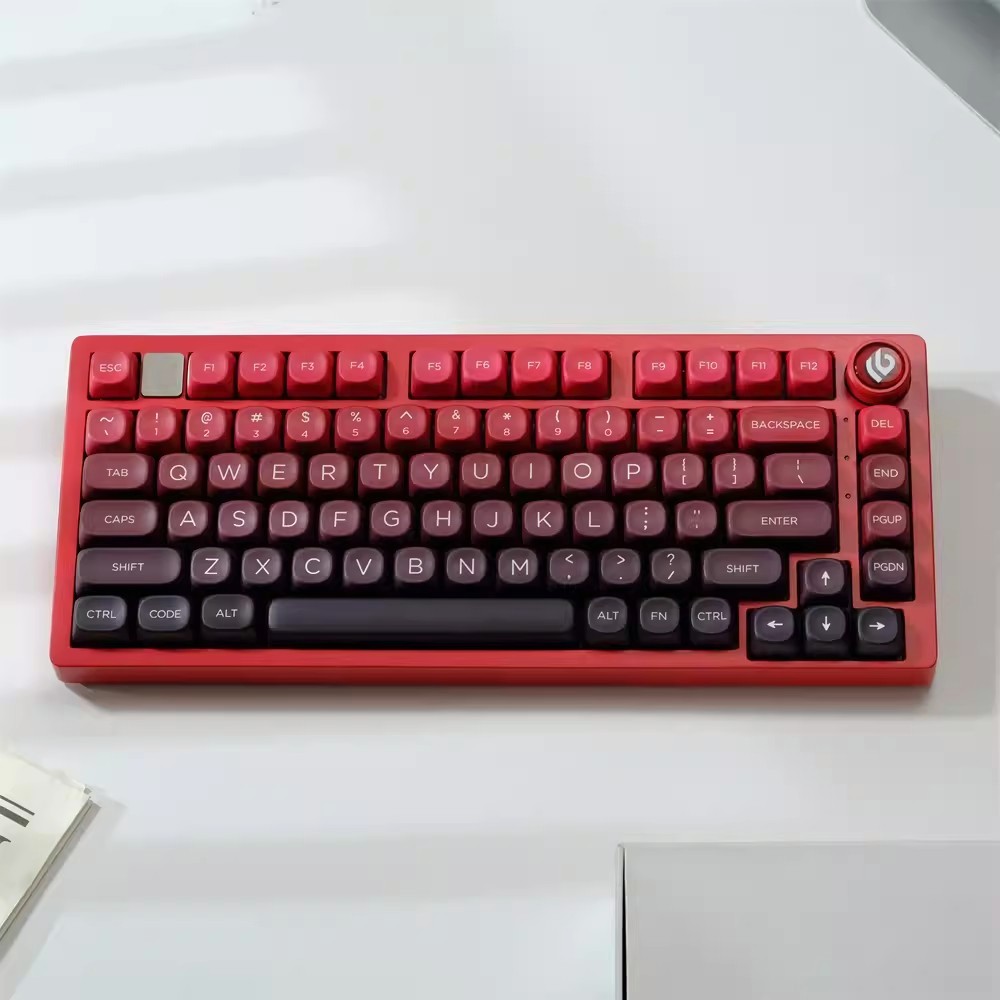 Xoa MOA Profile keycap Red Bean Gradient Red Grey PBT Dye Thăng Hoa ...