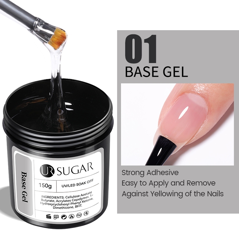 UR SUGAR Gel Đắp Móng Màu Trắng Hồng Trong Suốt builder gel gel nối ...