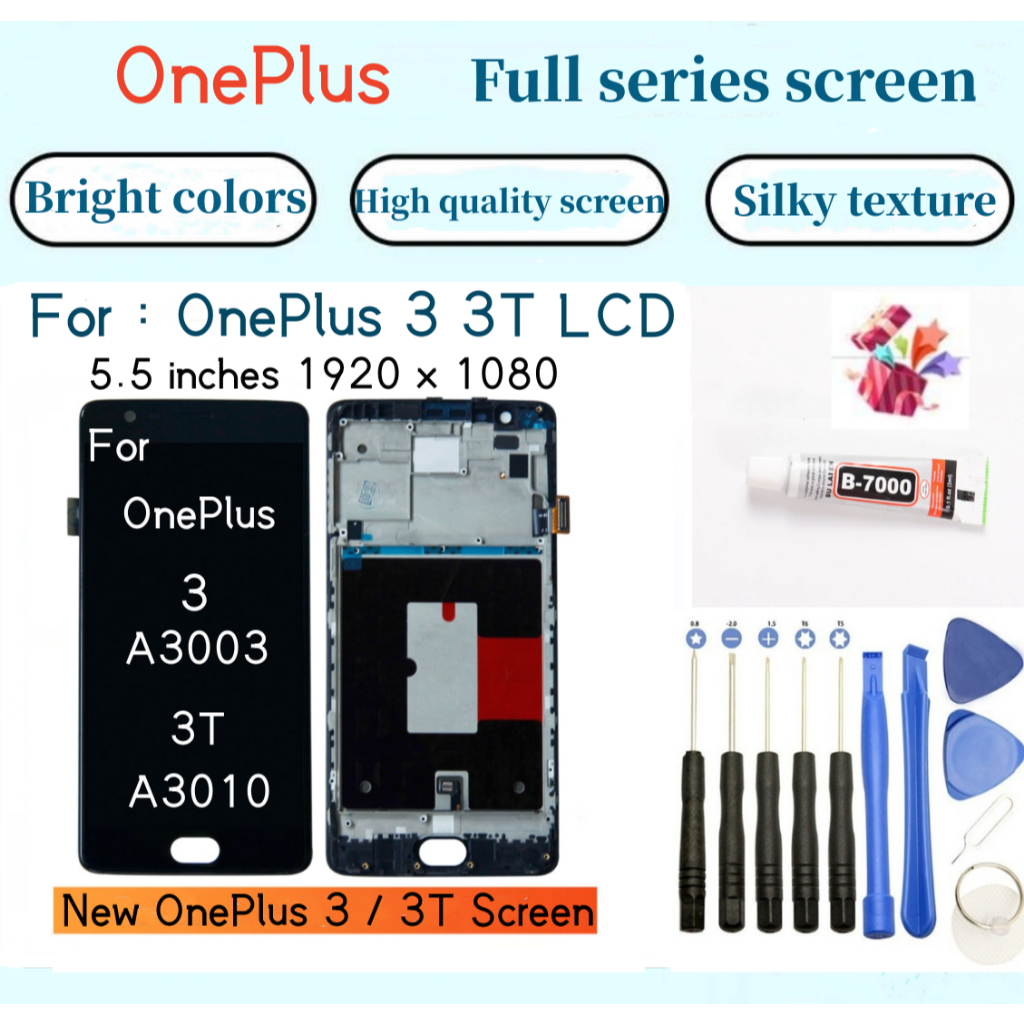 Màn hình LCD OnePlus hoàn toàn mới Thích hợp cho màn hình 3 A3003 Cảm ứng 3T | Shopee Việt Nam