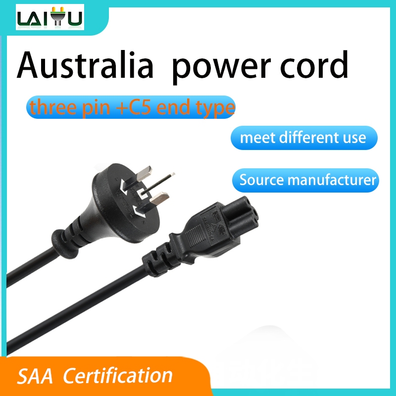 Australia power cord CE% end type fit for computer rejeter electric ...