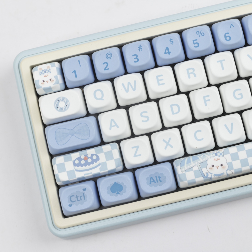 Alice Keycap MOA chiều cao 140 miếng Cô gái dễ thương Trái tim Blue ...