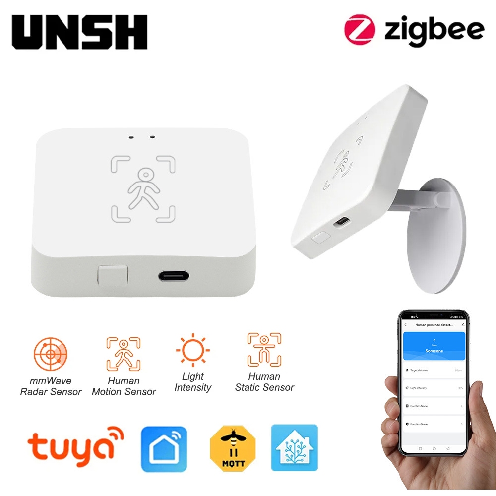 Tuya Zigbee Máy dò hiện diện thông minh của con người MmWave Radar Pir Montion Cảm biến phát ...
