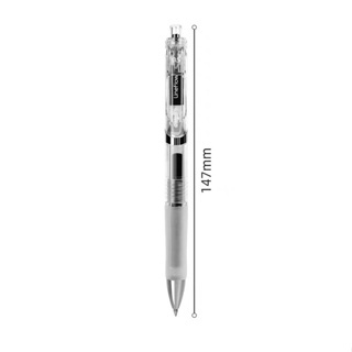 Deli A575 0.5mm bút gel màu đen đỏ đen bút mực học sinh bút viết trơn ...