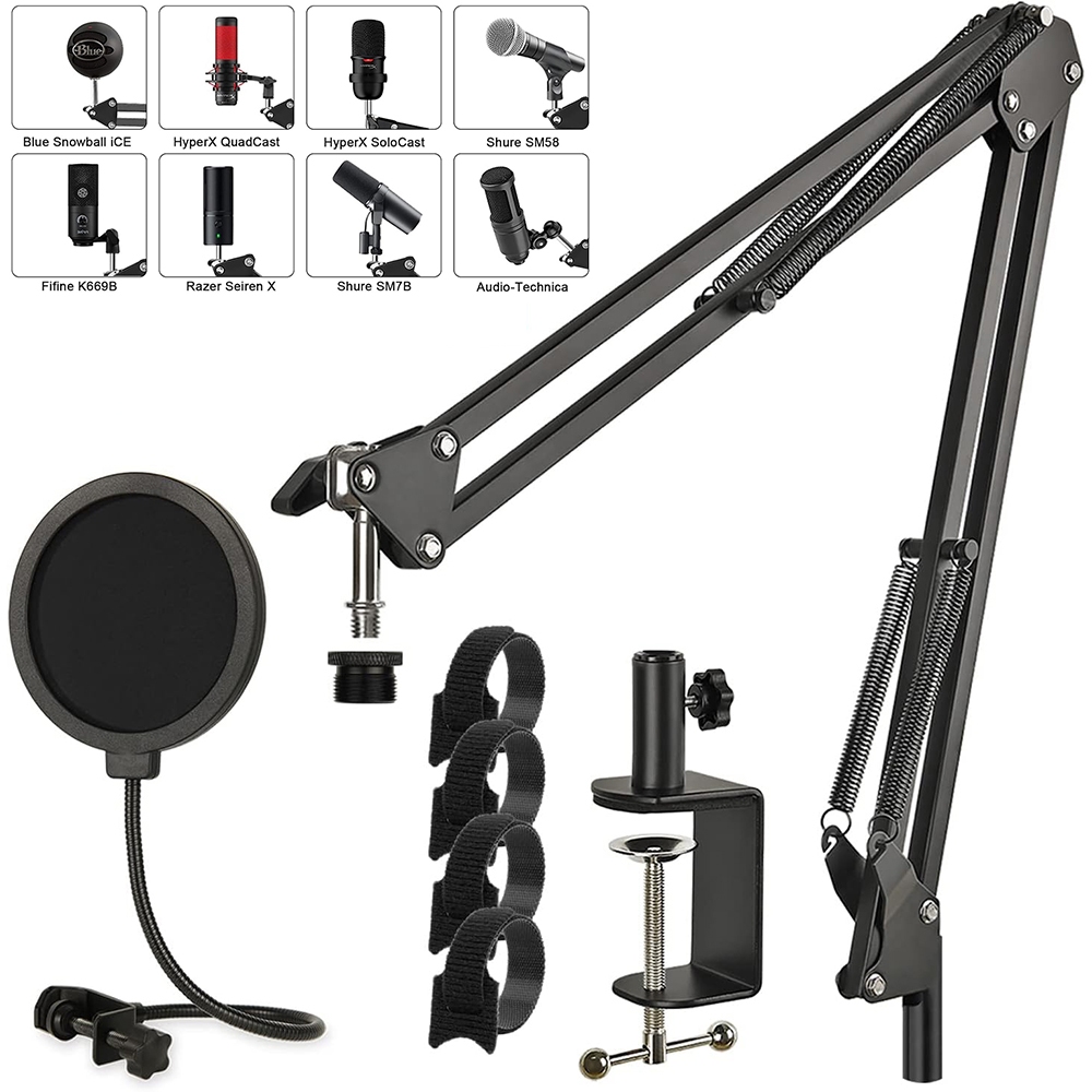 Chân đế micro, Chân đế cánh tay Boom với bộ lọc Pop, Cánh tay bùng nổ ...