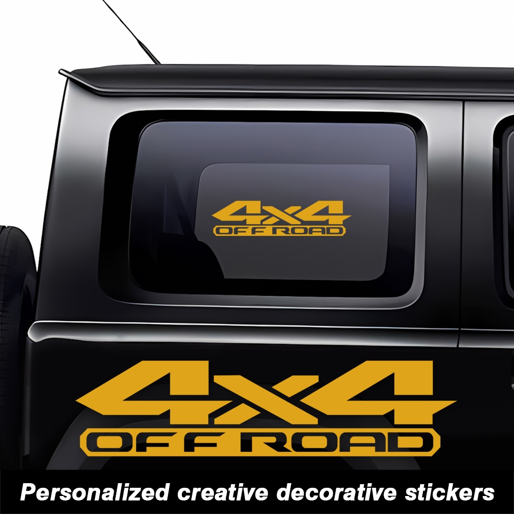 2 Chiếc Phản Quang Vinyl 4X4 Offroad Đề Can Dán Xe Hơi Cho Suzuki Jimny 2007-2021 JB23 JB43 JB64 ...