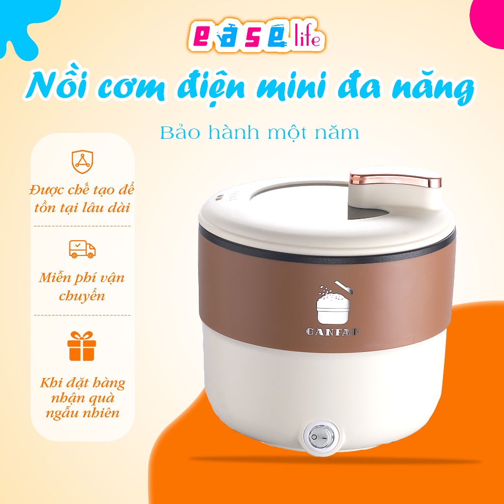 Nồi cơm điện mini, nồi cơm điện chống dính, lẩu cháo, nồi điện nhỏ đa ...
