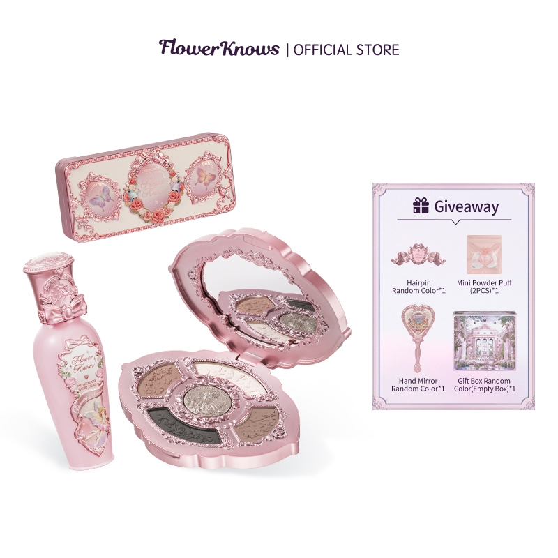 Flower Knows Midsummer Fairytales Collection Lipstick Eyes Bộ quà tặng ...