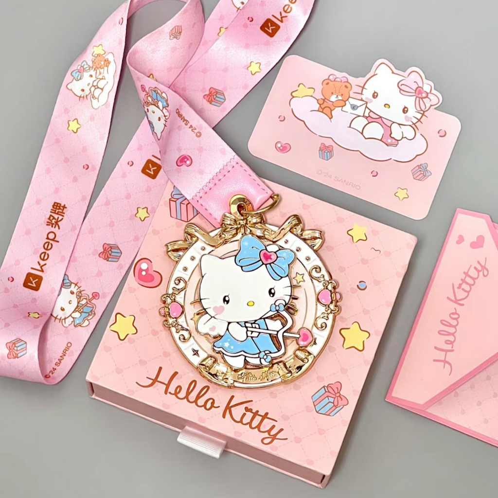Huy chương Hello Kitty Huy chương Eros Sticker HelloKitty Hello Kitty Cặp đôi Quà tặng Giải ...