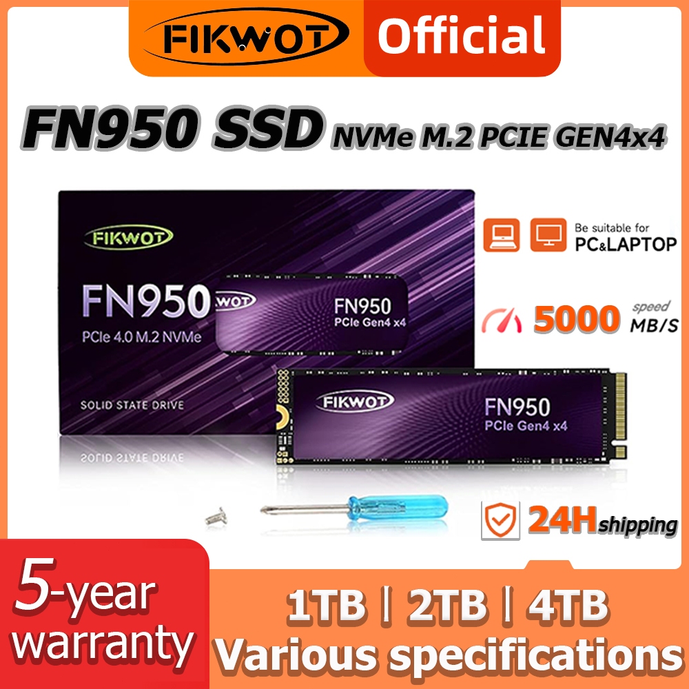 Ổ Cứng SSD Fikwot FN950 M.2 2280 NVMe PCIe Gen4 với Graphene Cooling ...