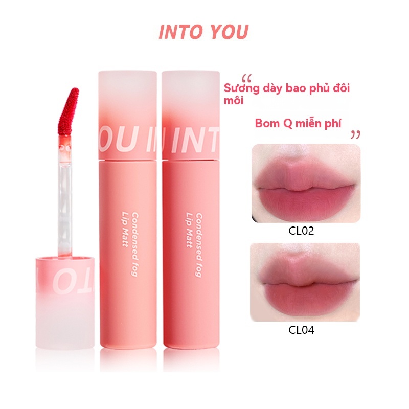 Son môi INTO YOU Lip Gloss Matte Lip Glazed Velvet Mặt sương mù Loại ...
