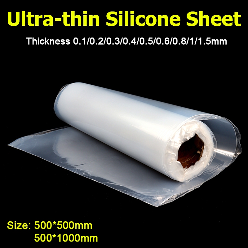 1 Chiếc Tấm Cao Su Silicon Siêu Mỏng Tấm Silicon Trong Suốt / Đen Tấm ...