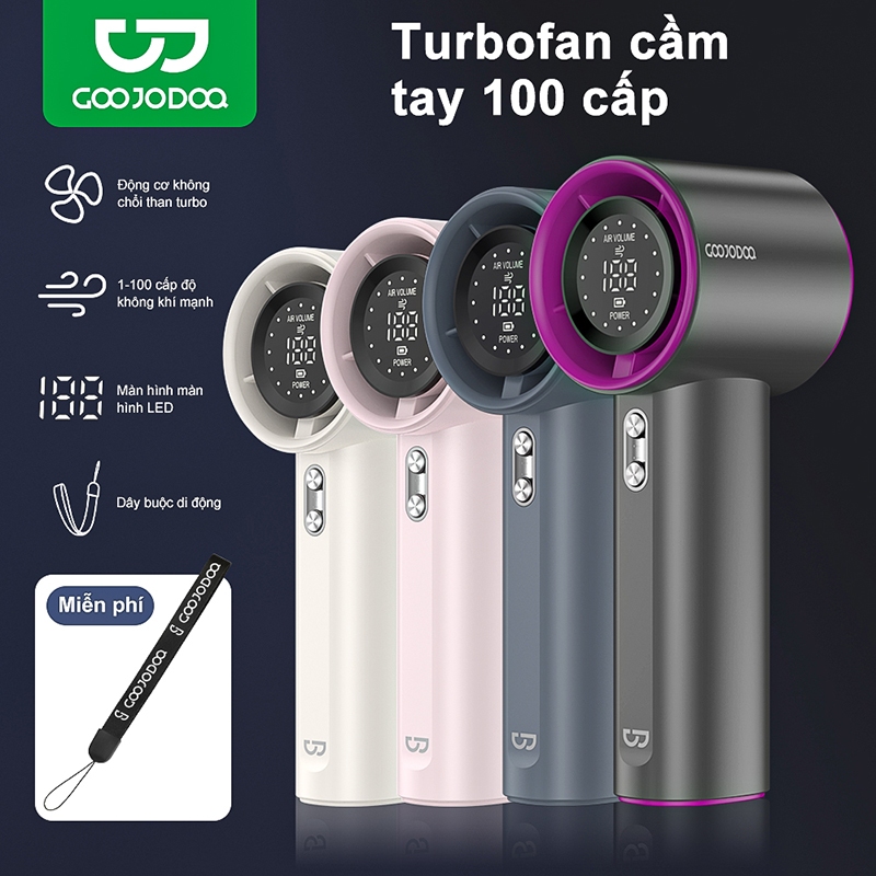 【Vỏ/nhãn dán bảo vệ miễn phí】GOOJODOQ Quạt Turbo Jet 4000 mAh có thể ...