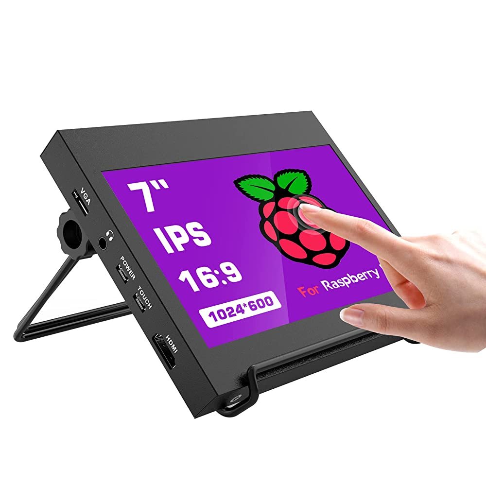 Màn hình APROTII Raspberry Pi 4 Màn hình 7 "Raspberry Pi có vỏ màn hình cảm ứng điện dung ...