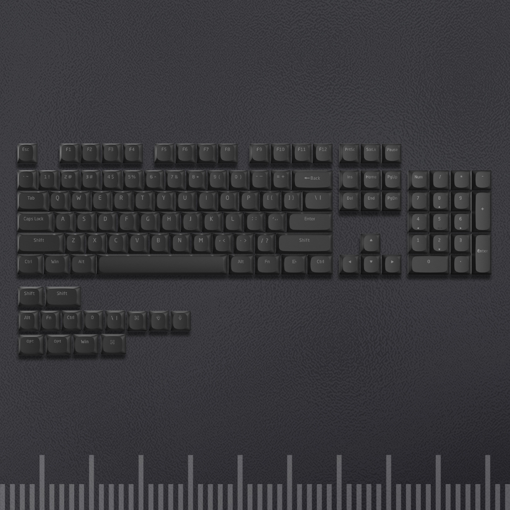 Xvx Horizon V2 Low Profile / Bộ Keycap Double-Shot Profile (118-Key ...