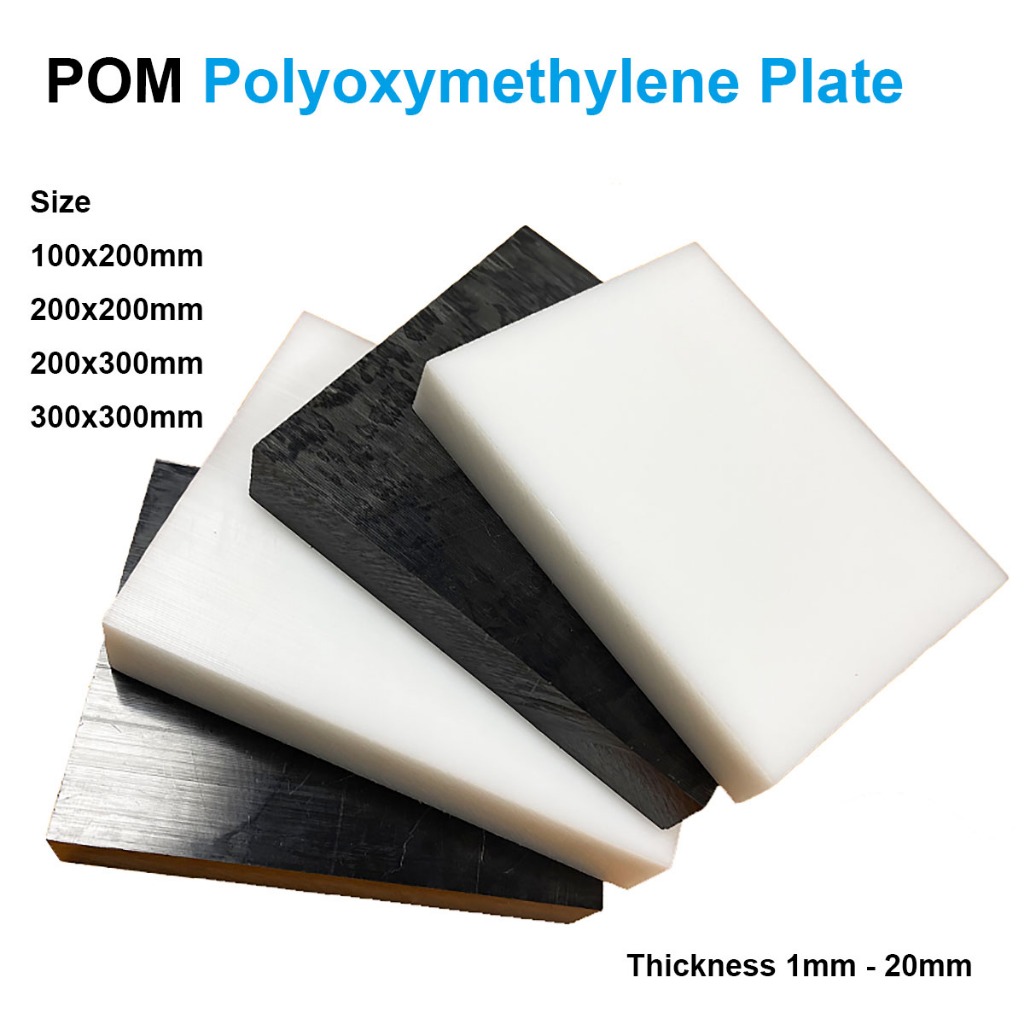 Tấm POM Độ Dày Bảng 1mm - 30mm Nhựa Cứng Polyoxymethylene Tấm Trắng Đen Cho Bảng Mô Hình CNC DIY ...
