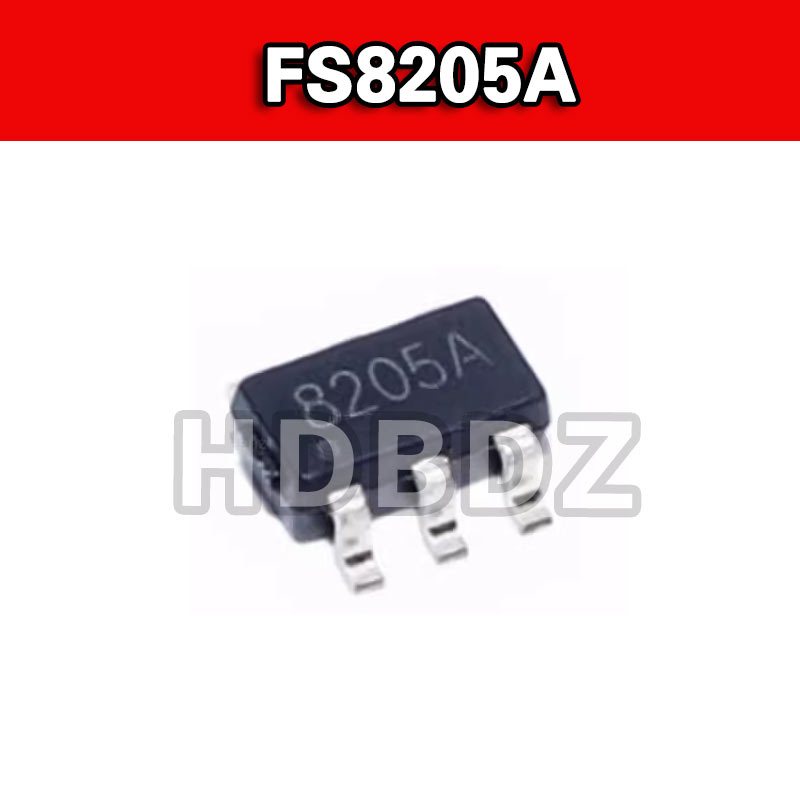 20-100pcs FS8205A SOT23-6 8205A Pin Lithium Bảo Vệ Mạch Chip IC SMD ...