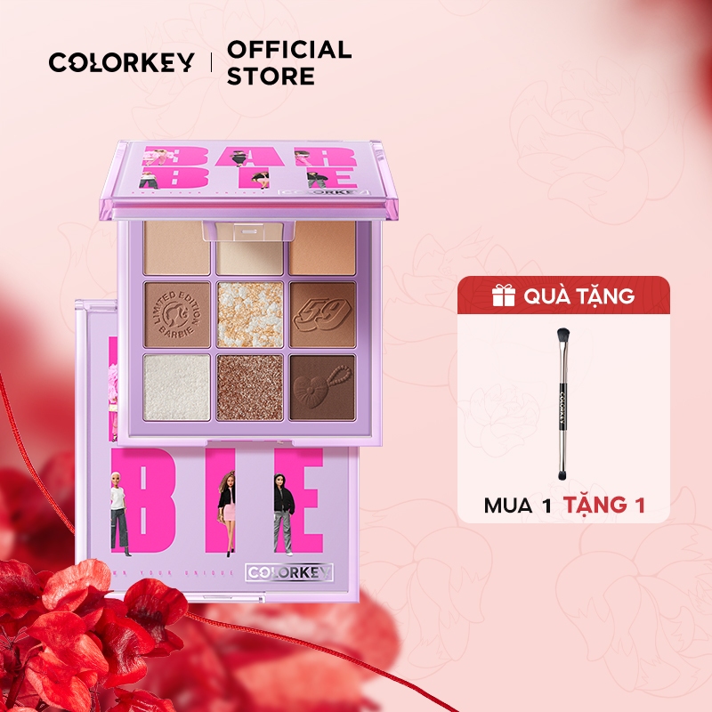 Bảng phấn mắt COLORKEY Barbie 9 màu ngọt ngào | Shopee Việt Nam