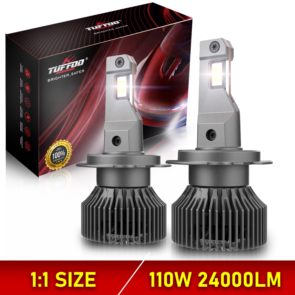 Tuffoo M5 [Kích thước 1: 1] 2 Bóng đèn pha / đèn pha LED ô tô H7 / H18 Canbus cho Ford Ranger ...