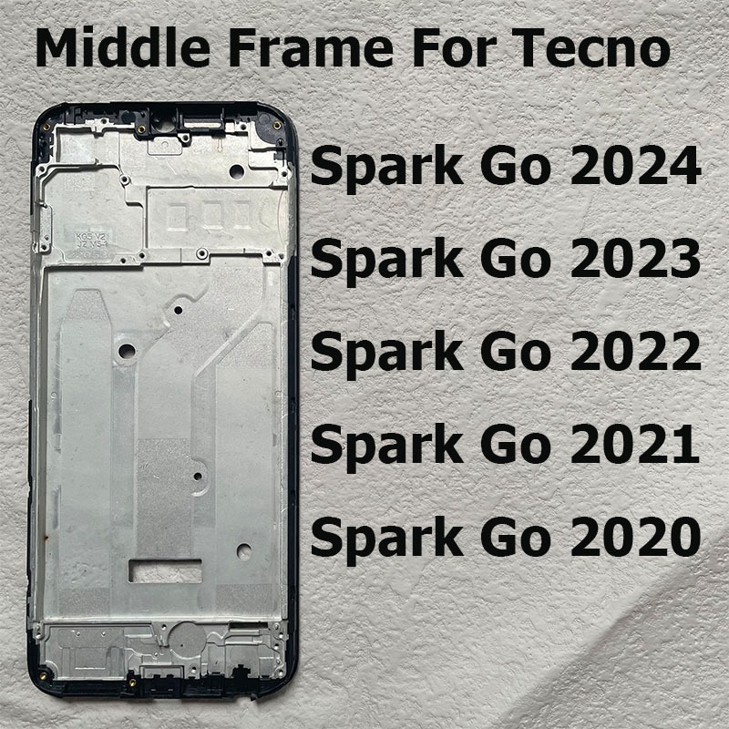 Dành Cho Tecno Spark Go 2024 Khung LCD Khung Giữa Viền Vỏ Phụ Kiện Thay Thế Khung Trước 2023 ...