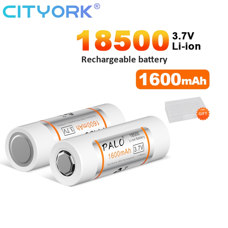 Pin sạc CITYORK 18500 Pin Dung lượng cao 1600mAh - 3.7V đèn pin mạnh ...