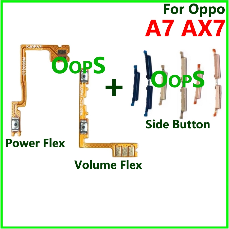 Tắt nguồn nút âm lượng flex cho OPPO A7 AX7 CPH1901 CPH1903 CPH1905 Nút ...