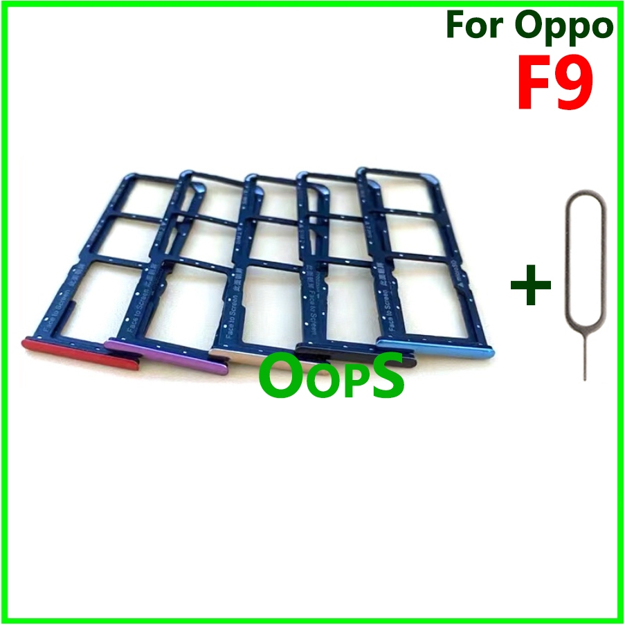 Khay Sim Cho OPPO F9 Micro SD Nano Sim Khay Đựng Khe Cắm Hộp Đựng Bộ ...