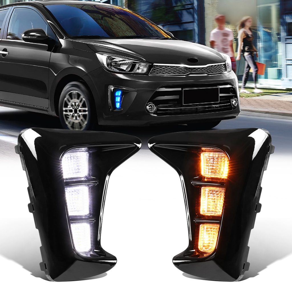 Xe Nhấp Nháy 2 Chiếc DRL Cho KIA PEGAS Soluto 2018 2019 2020 LED Chạy ...
