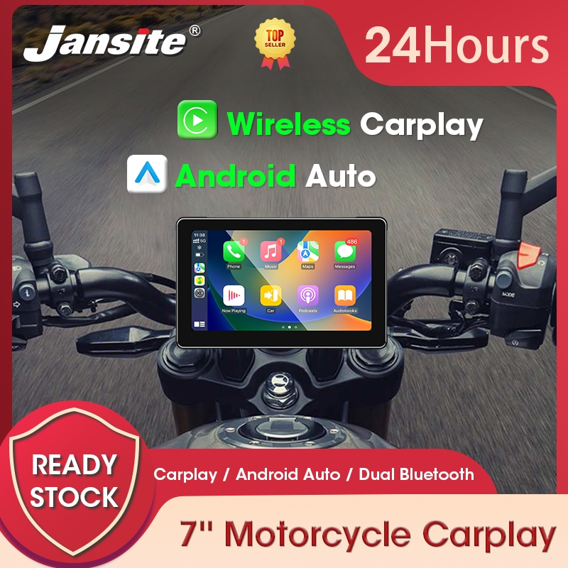 Jansite 7 inch Xe Máy Navigator IPX7 Chống Nước Bên Ngoài Di Động Tự Động Bluetooth Kép Phía ...