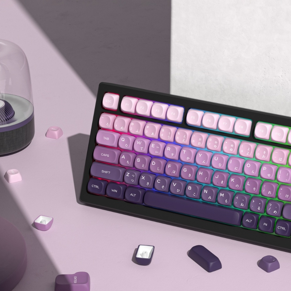 Womier PBT Keycaps 134 Phím Màu Nhuộm Dễ Thương Thăng Hoa Chủ Đề ...