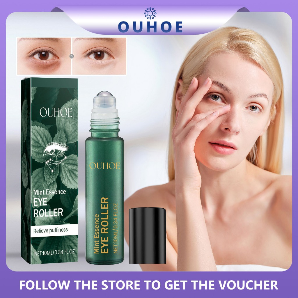 Ouhoe Mint Essence Eye Roller 10ml Eye Puffiness Roller Chống nhăn Tinh ...