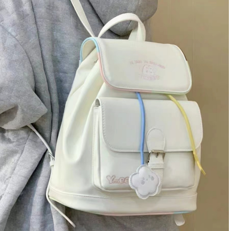 Jivil Ba lô nữ dễ thương dopamine Y2K niche phiên bản Hàn Quốc đa năng ...