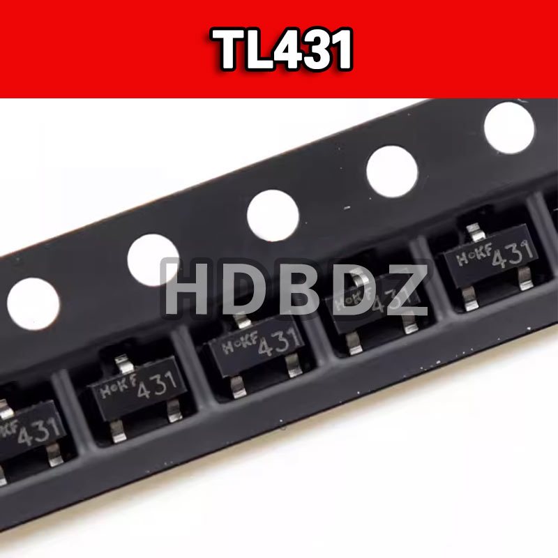 100pcs TL431 431 SOT-23 0.5%Bộ điều chỉnh điện áp chính xác Triode SMD IC | Shopee Việt Nam