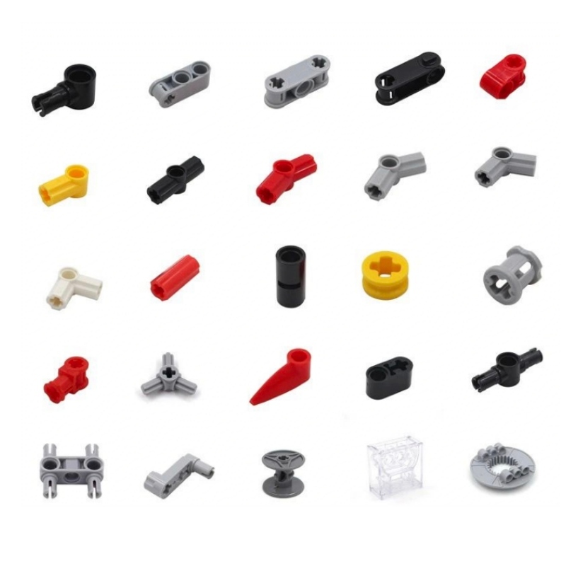 Moc Khối xây dựng lắp ráp hạt nhỏ 32123 3713 32013 Bộ phận công nghệ Đầu nối trục 9686 EV3 Phần ...