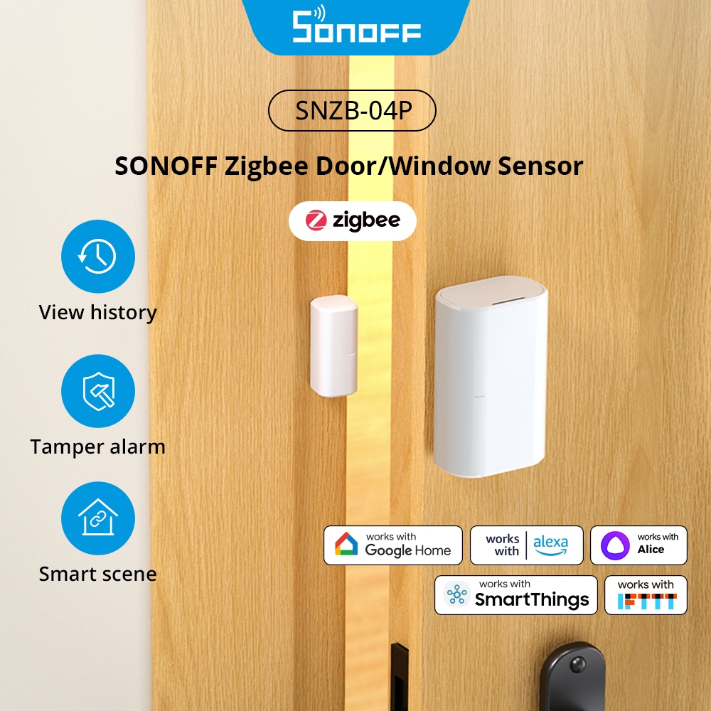 Sonoff SNZB-04P Zigbee Cảm biến cửa sổ cửa thông minh địa phương Liên kết cảnh báo an ninh gia ...