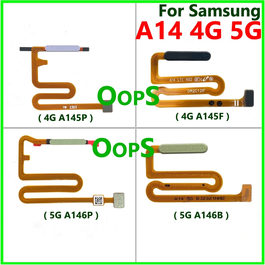 Nút cảm biến vân tay nguồn Flex cho Samsung A14 4G A145F A145P 5G A146P ...