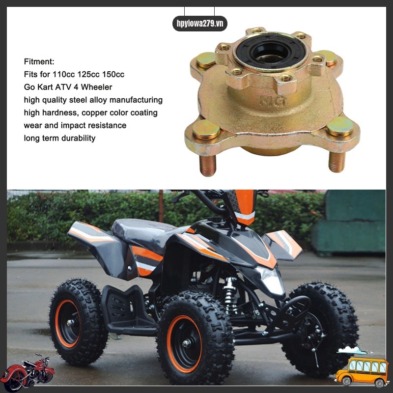 Có thể bán buôn 4 Bông Phanh Bánh Hub Đĩa Trước Thép Hợp Kim Trung Tâm ...