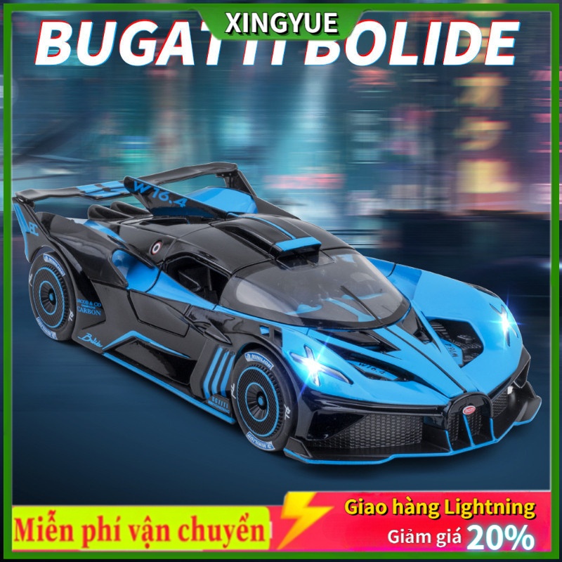 (Hộp) Mô Phỏng 1: 32 Bugatti Fire Meteor Hợp Kim Xe Thể Thao Mô Hình ...