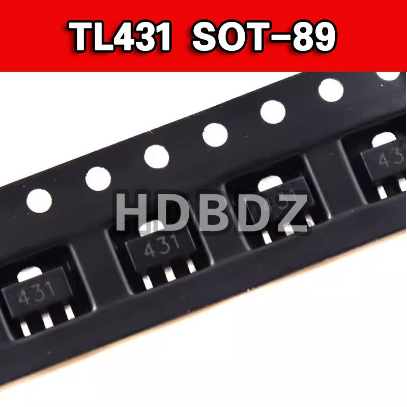50pcs TL431 SOT-89 431 Miếng Dán Điều Chỉnh Điện Áp Triode IC SMD | Shopee Việt Nam