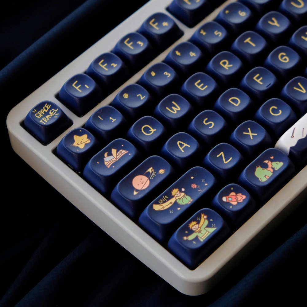 Xoa MOA Profile Keycaps Hoàng tử nhỏ Keycaps PBT Dye Thăng hoa keycap ...
